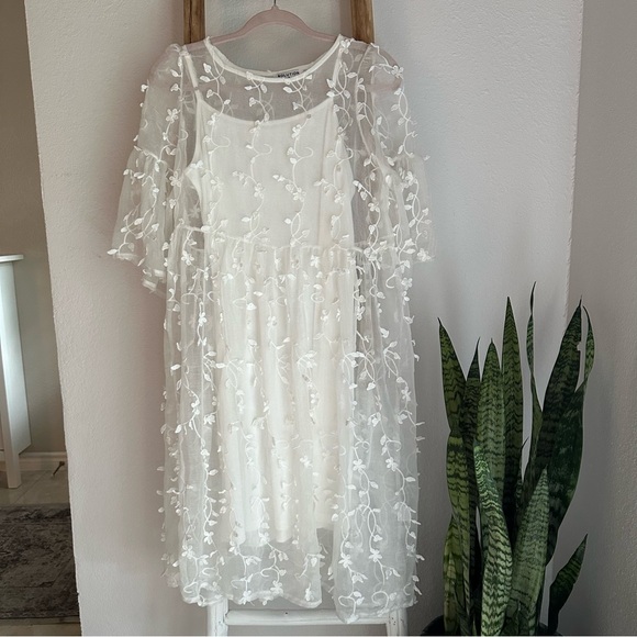 eternal ivory | Dresses | Eternal Ivory Sheer White Dress | Poshmark
